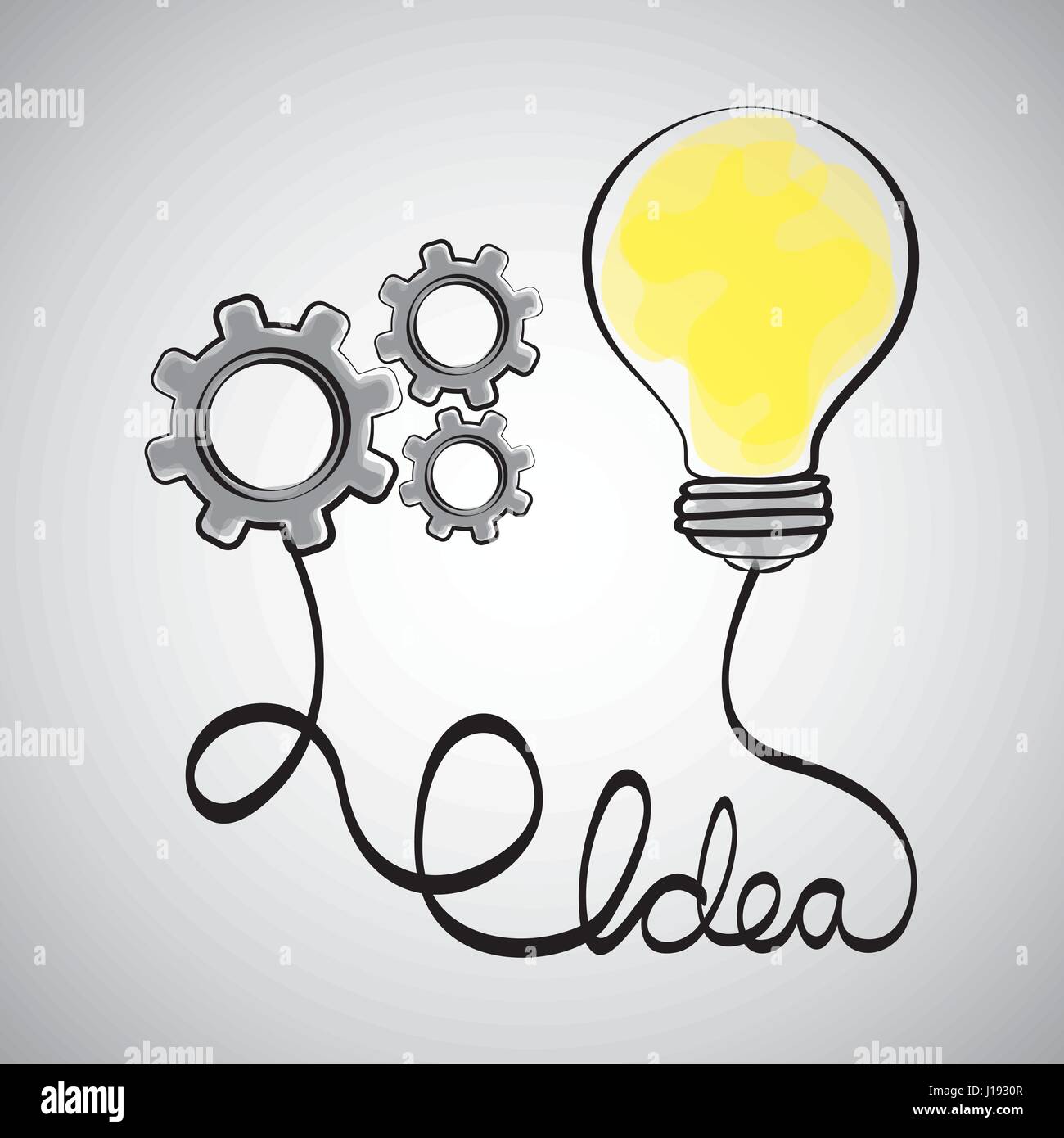 Idea design. sketch icon. White background , vector Stock Vector Image ...