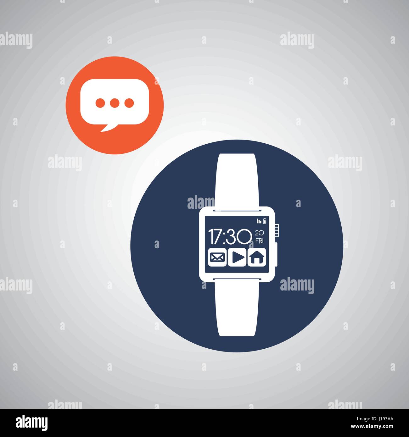 Smart device design. Gadget icon. Isolated illustration , vector Stock ...