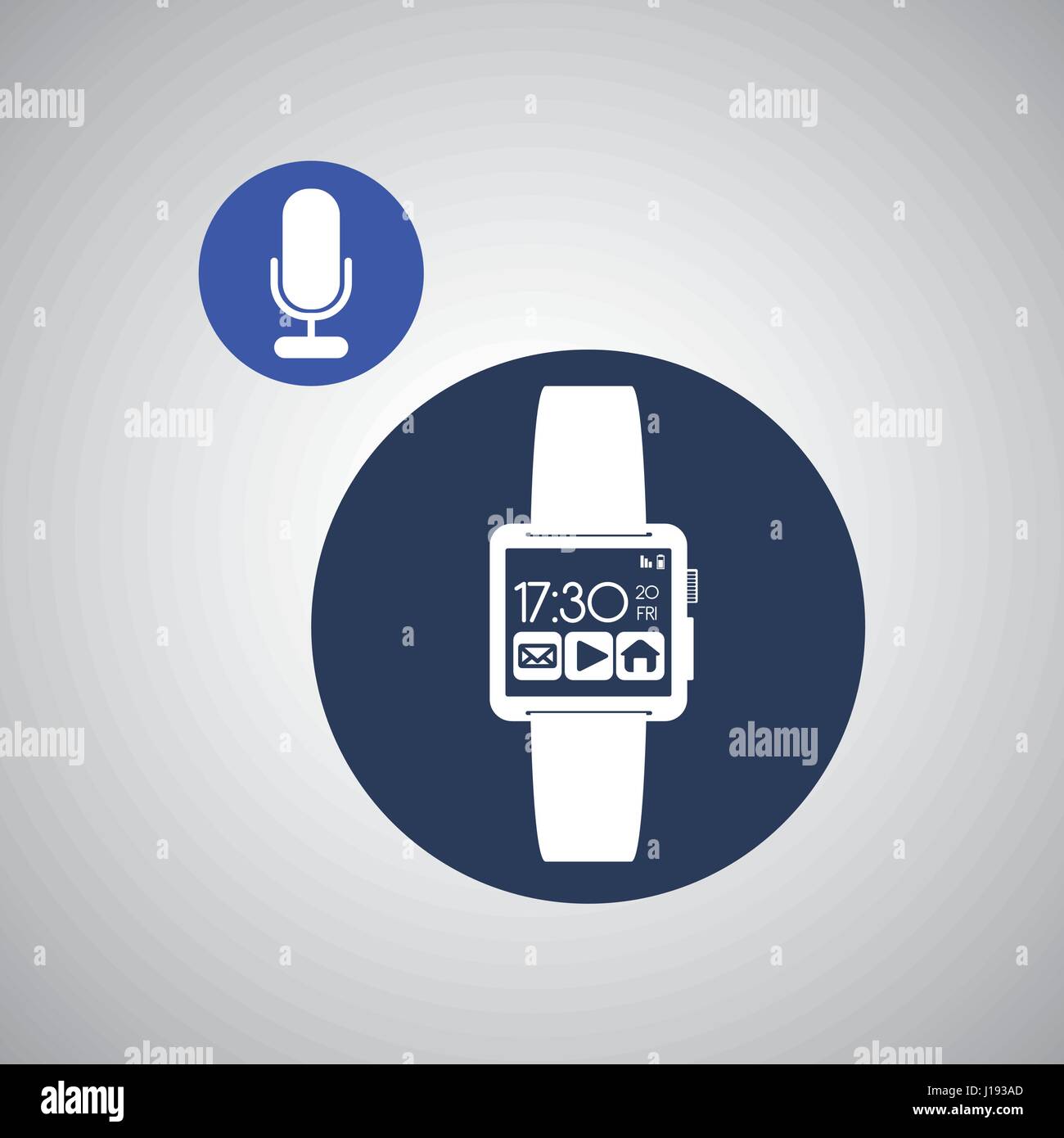 Smart device design. Gadget icon. Isolated illustration , vector Stock ...