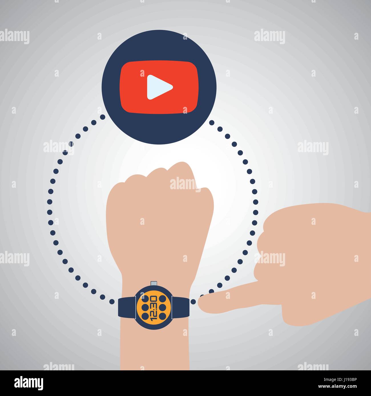 Smart device design. Gadget icon. Isolated illustration , vector Stock ...