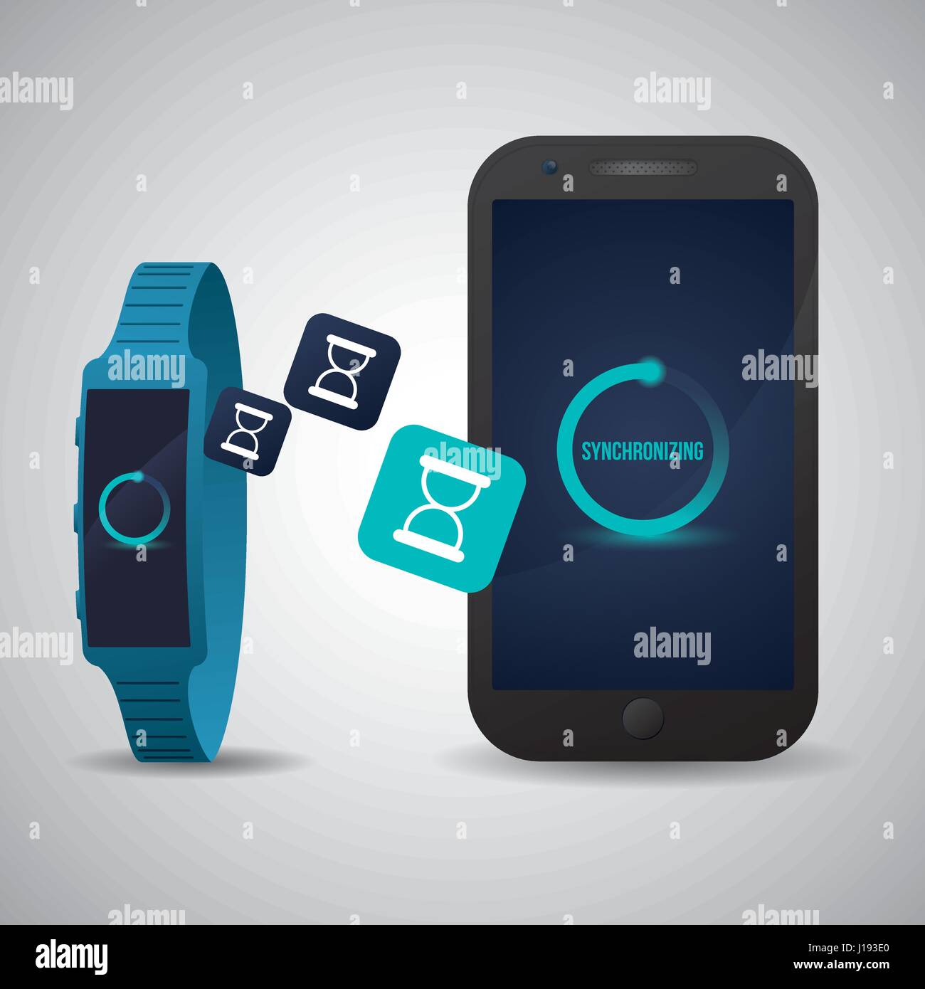 Smart device design. Gadget icon. Isolated illustration , vector Stock ...