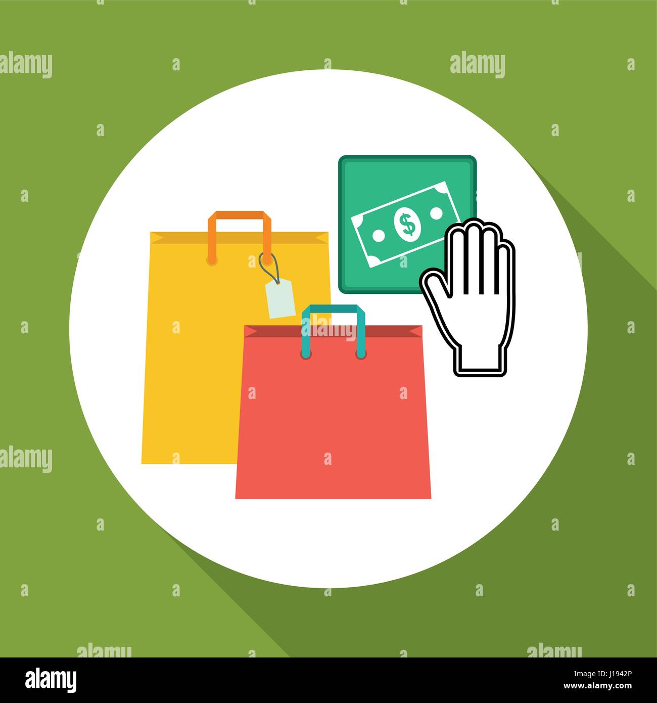 Shopping design. Marketing icon. Isolated illustration, vector Stock ...
