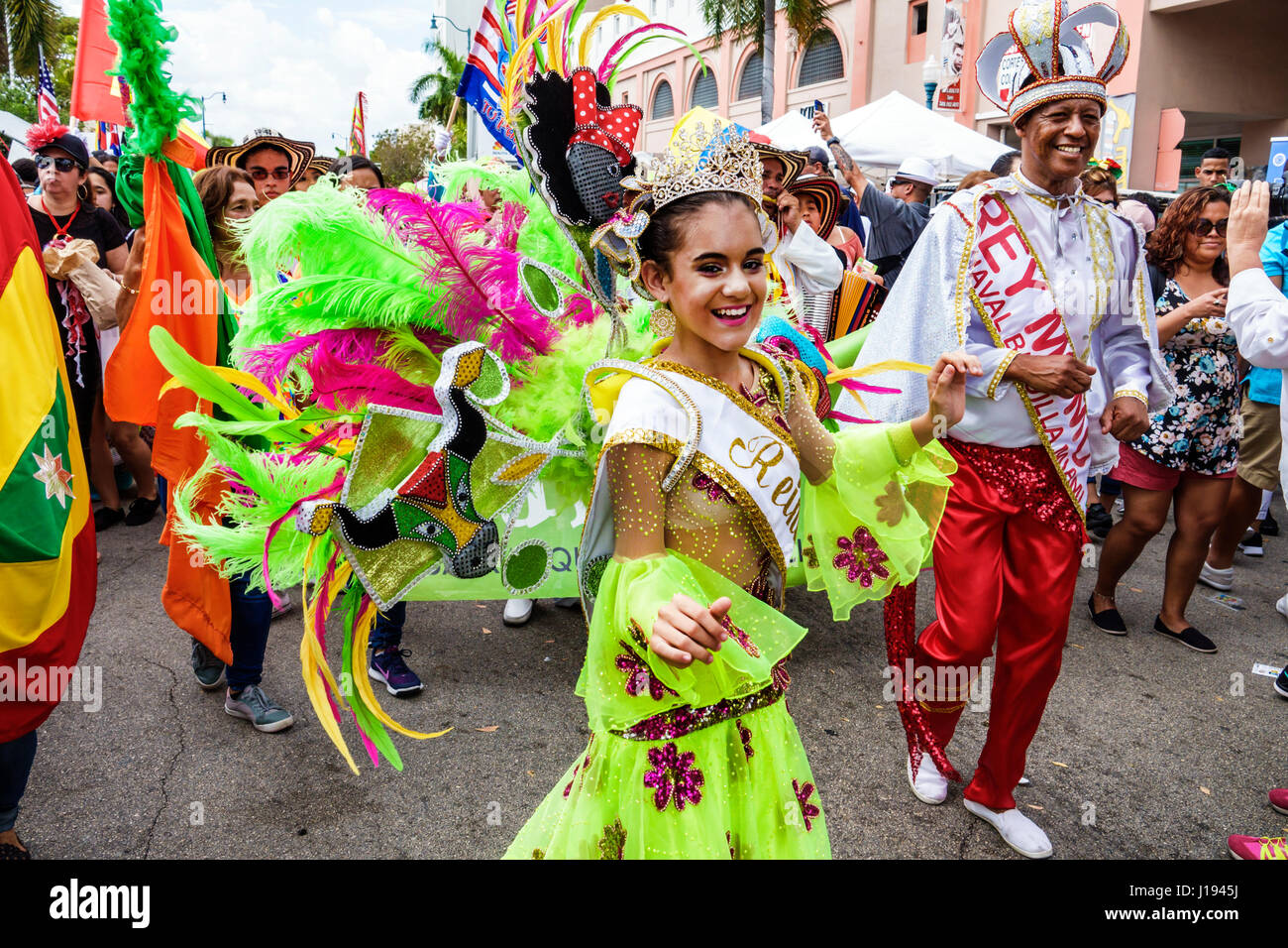 Calle Ocho Carnaval Miami Stock Photos & Calle Ocho Carnaval Miami ...