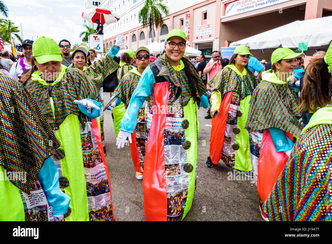 Miami Florida,Little Havana,Calle Ocho Carnaval Miami,annual Hispanic ...