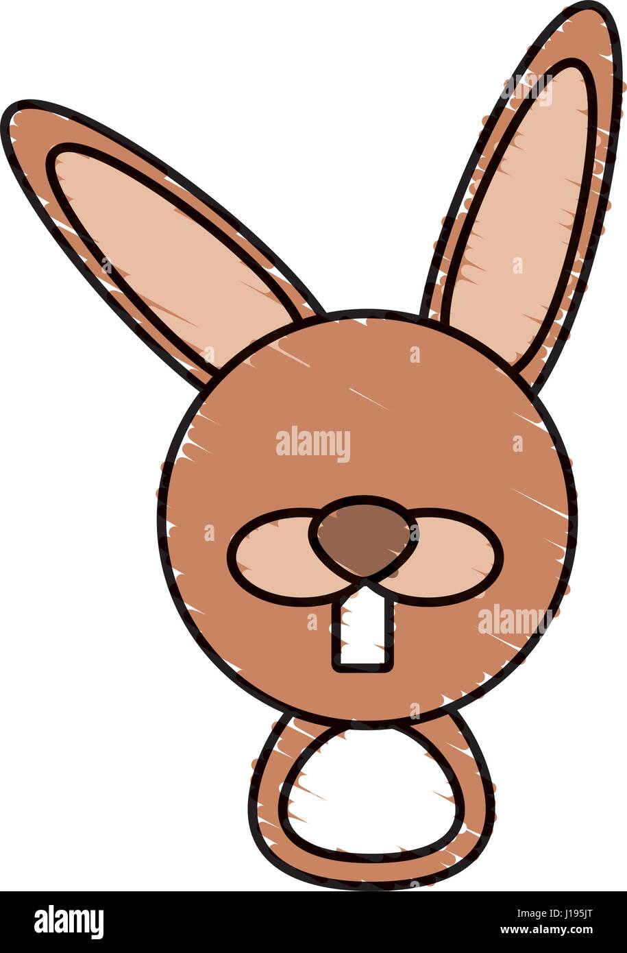 drawing rabbit face animal Stock Vector Image & Art - Alamy