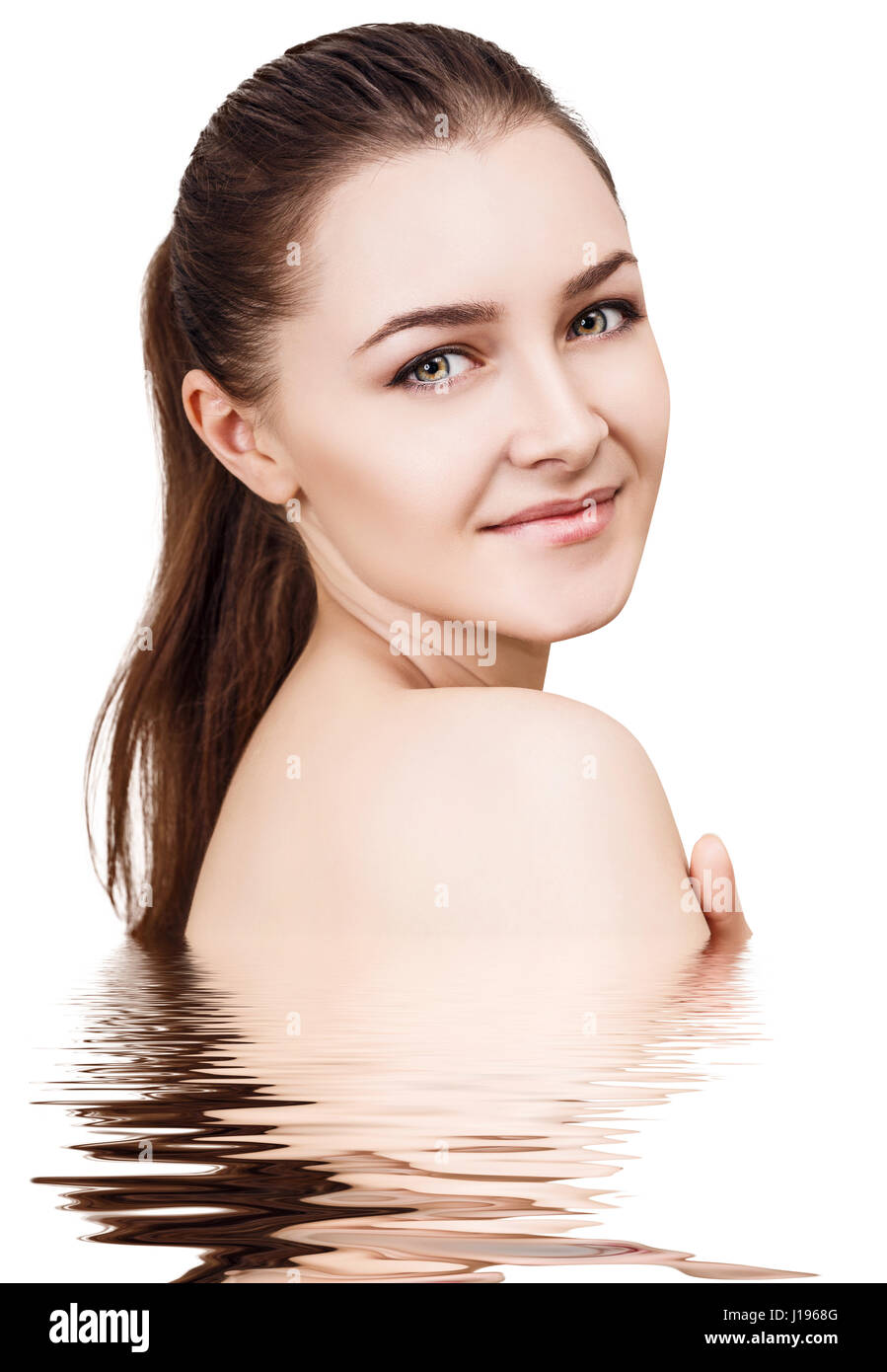 Woman reflection water hi-res stock photography and images - Alamy