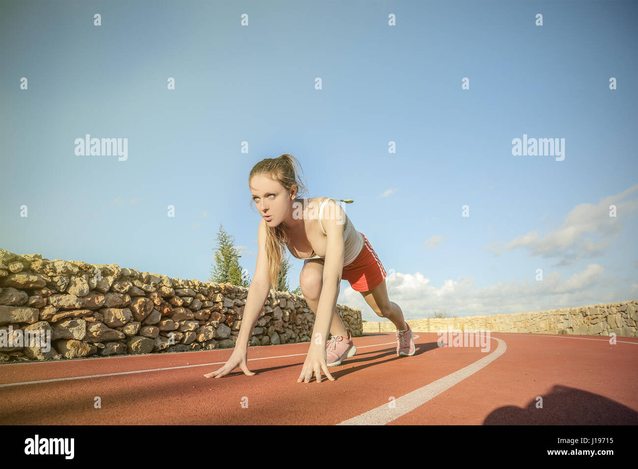 Start lane hi-res stock photography and images - Alamy