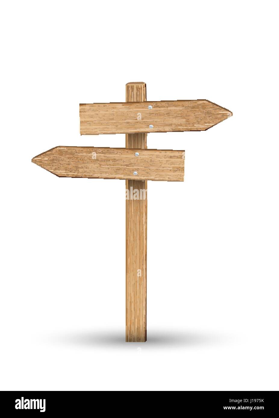 White pointer on post Stock Vector Images - Alamy