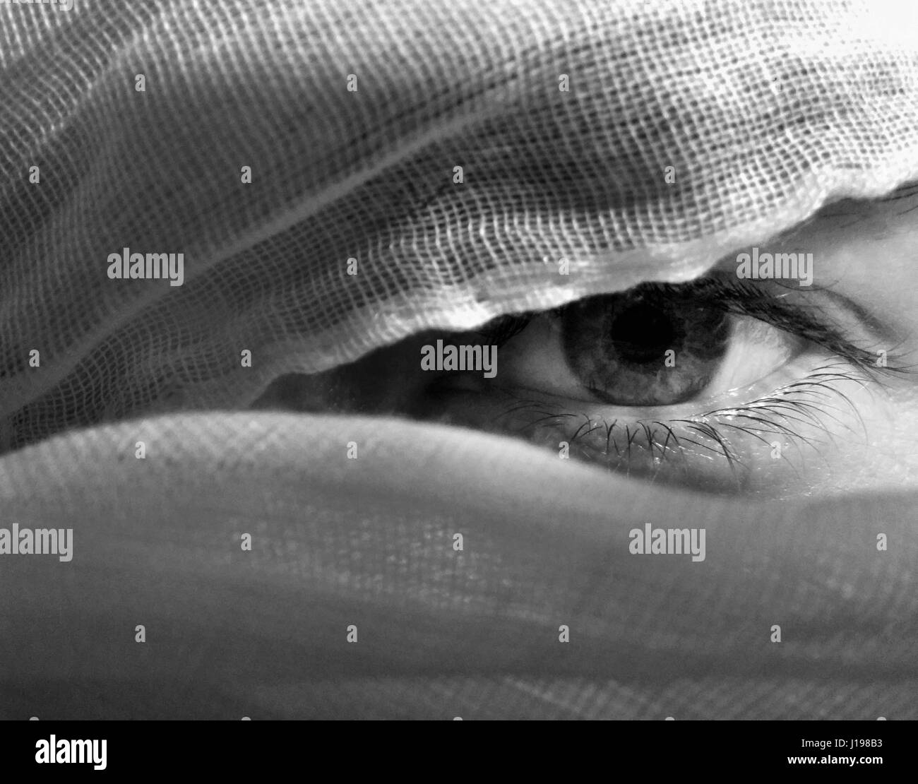 Eyes Behind Veil High Resolution Stock Photography and Images - Alamy
