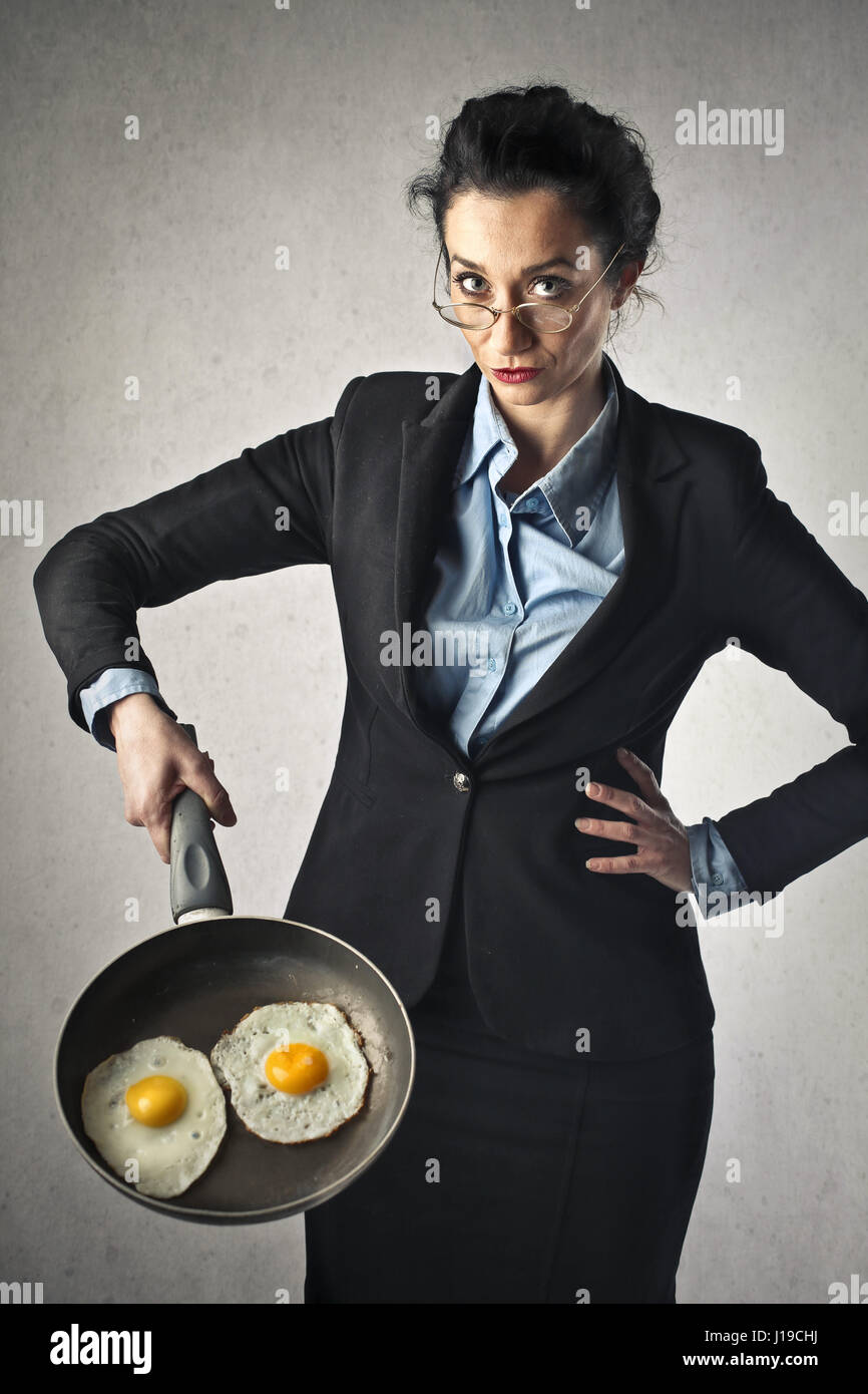 Old Woman Frying Eggs Meaning
