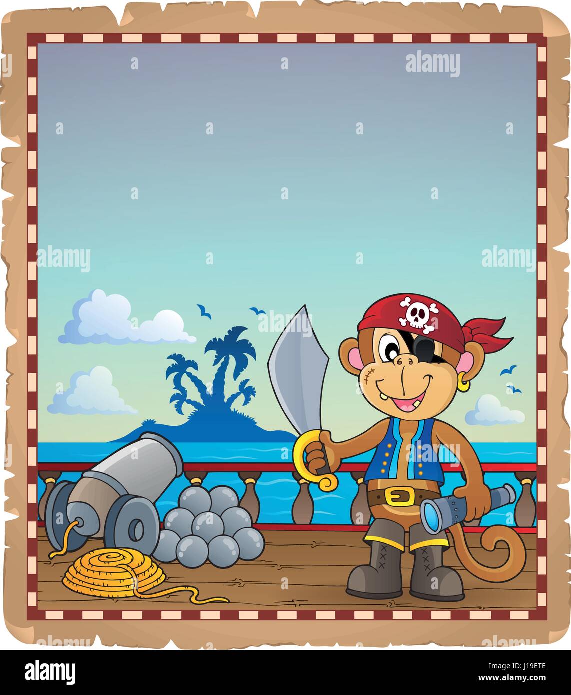 Monkey vessel Stock Vector Images - Alamy