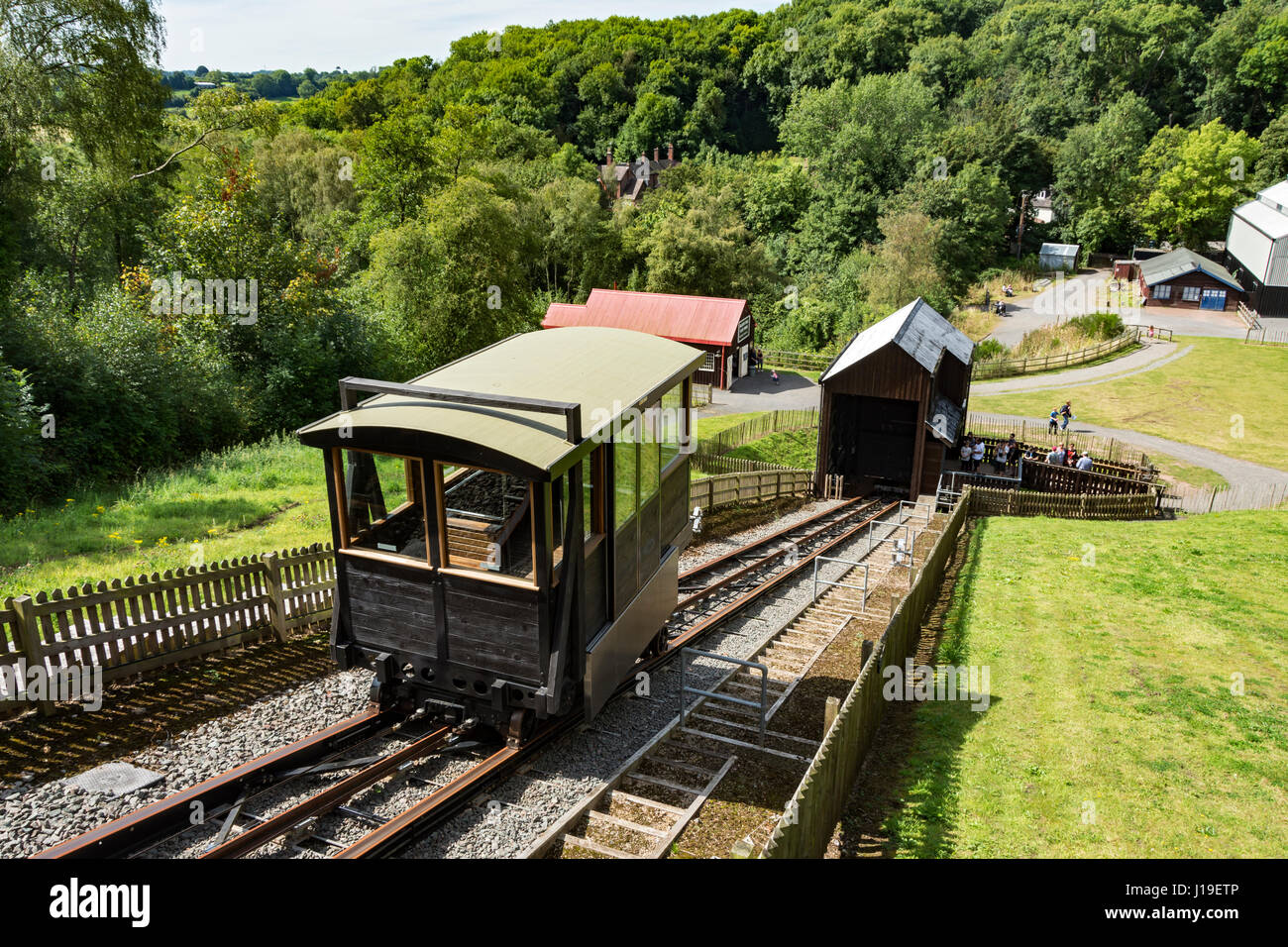 The Inclined Lift at the Blists Hill Victorian Town, near Madeley ...