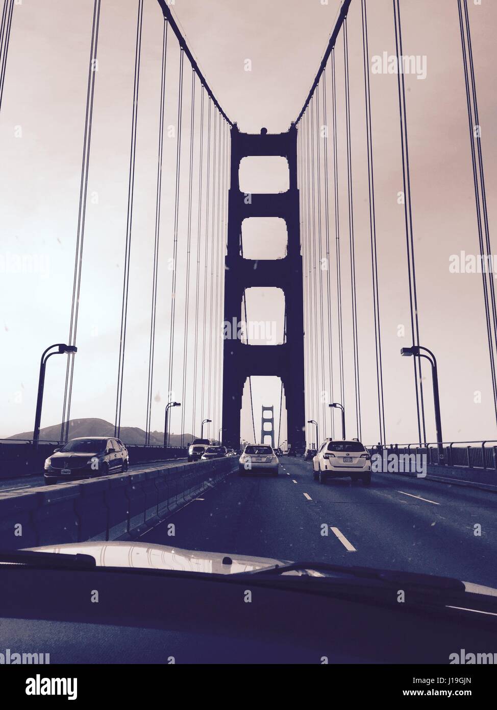 Tracing The Golden Gate Bridge High Resolution Stock Photography and ...