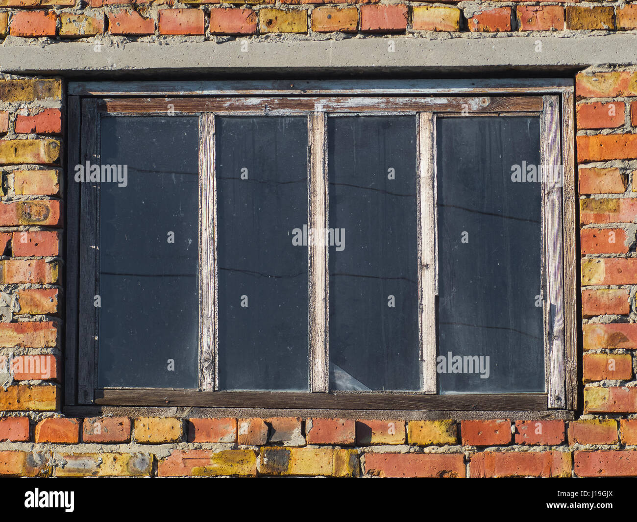 The texture of brick wall and windows Stock Photo - Alamy
