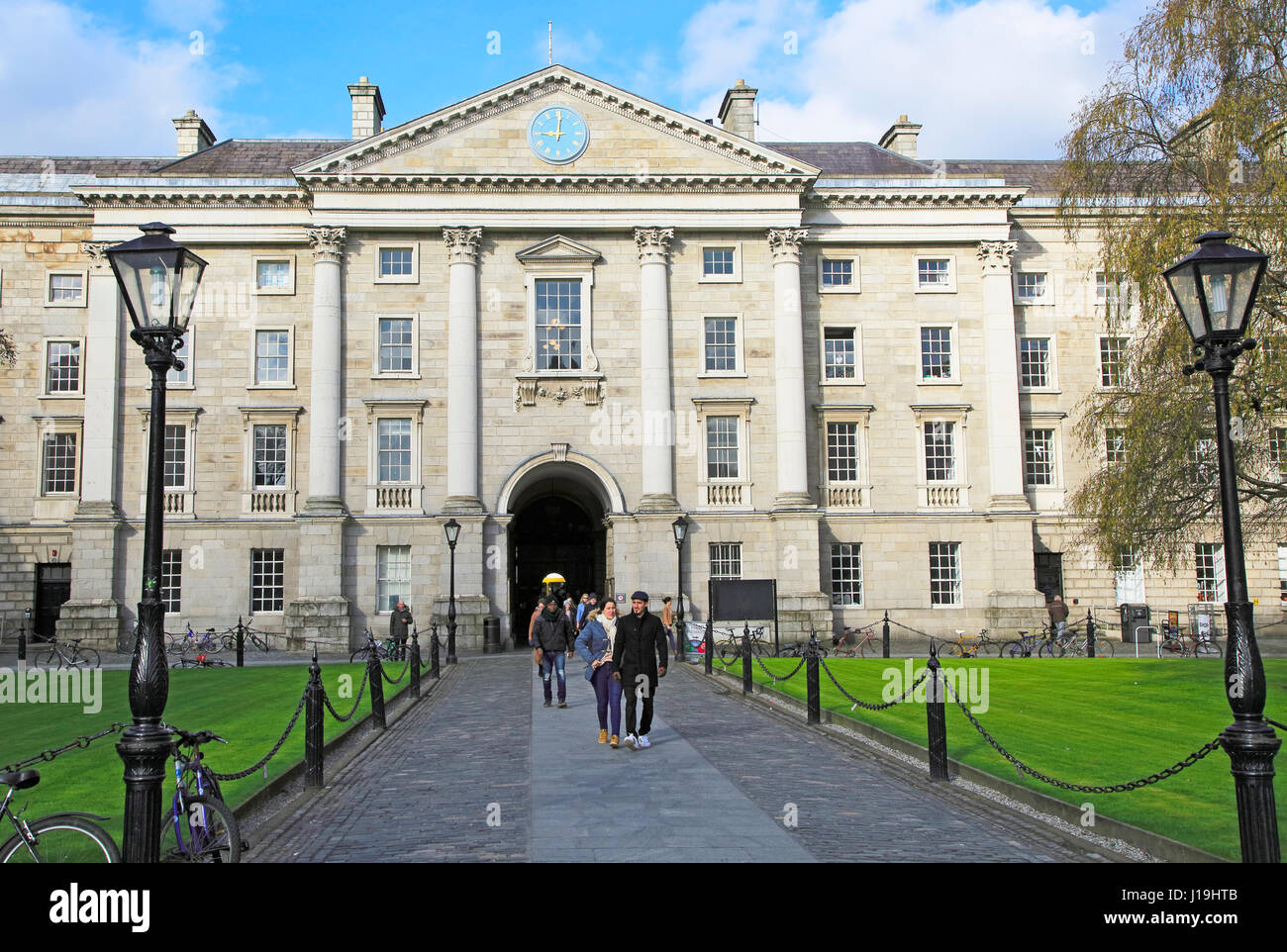 Regent House, Trinity College university, city of Dublin, Ireland ...