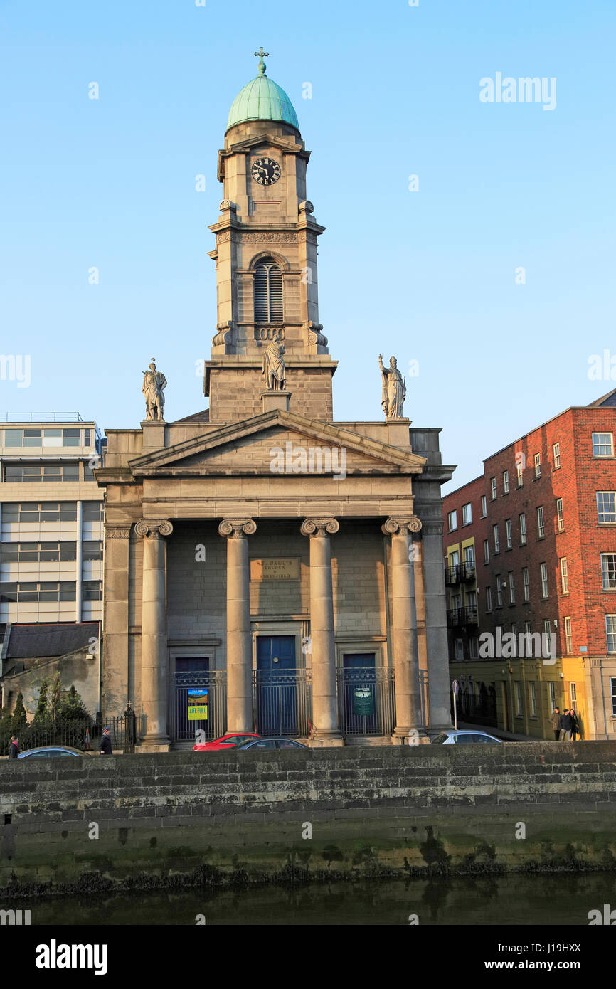Church of Saint Paul, Arran Quay, city of Dublin, Ireland, Irish ...