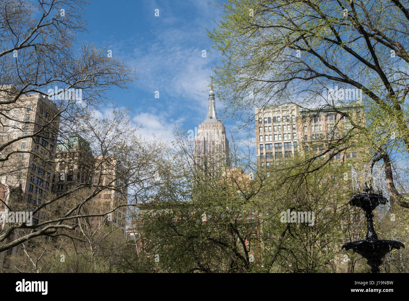 Madison Square Park in Springtime, NYC, USA Stock Photo - Alamy