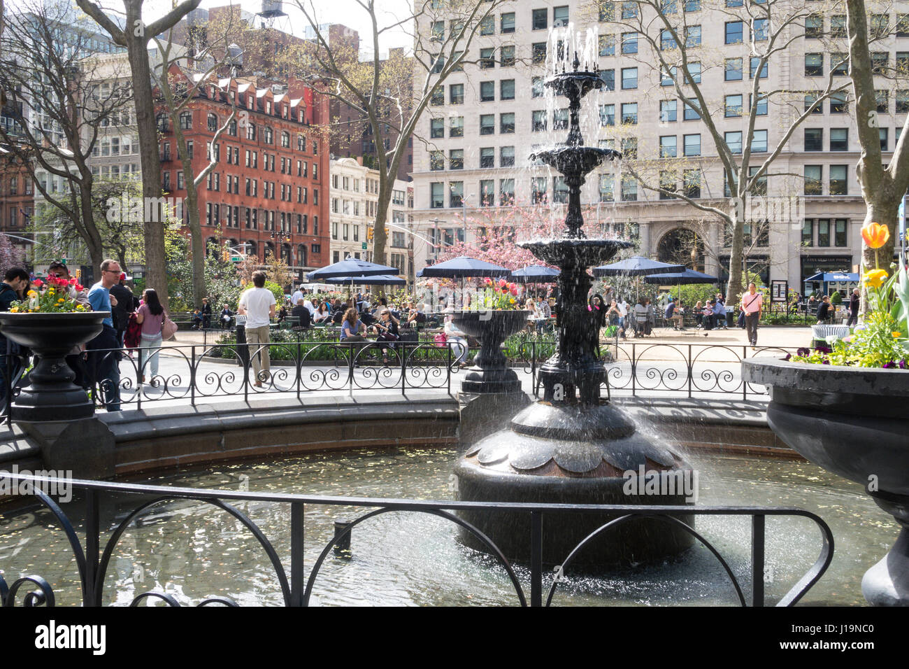 Madison square park in springtime hi-res stock photography and images ...