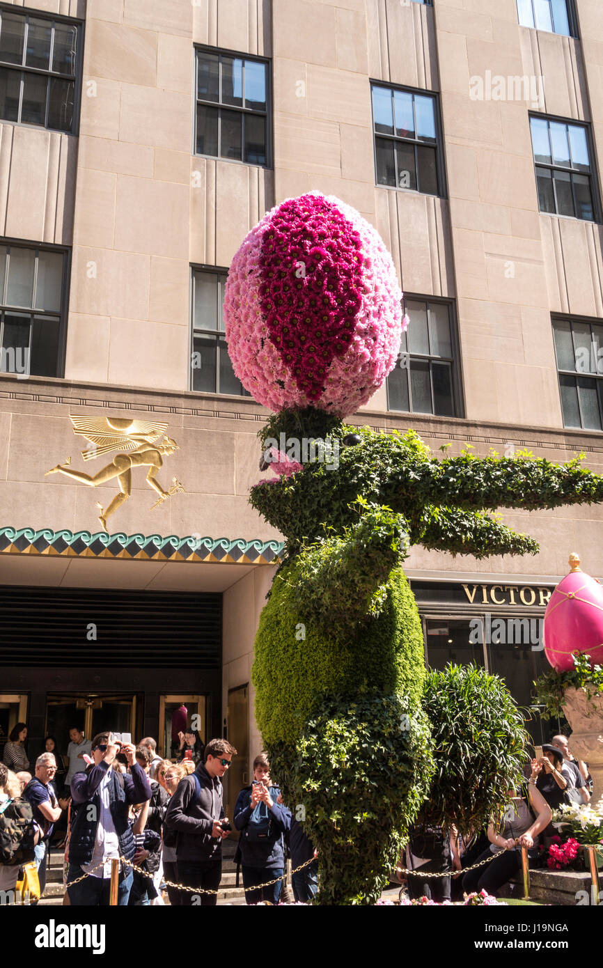 Rockefeller Center at Easter, New York City, USA Stock Photo - Alamy