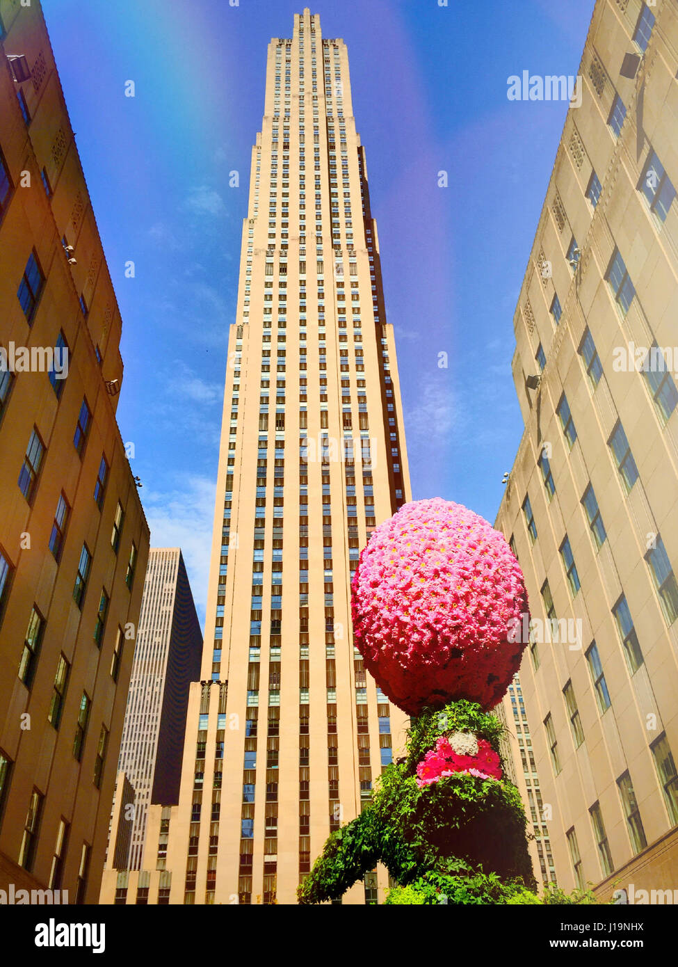 Rockefeller Center at Easter, New York City, USA Stock Photo - Alamy