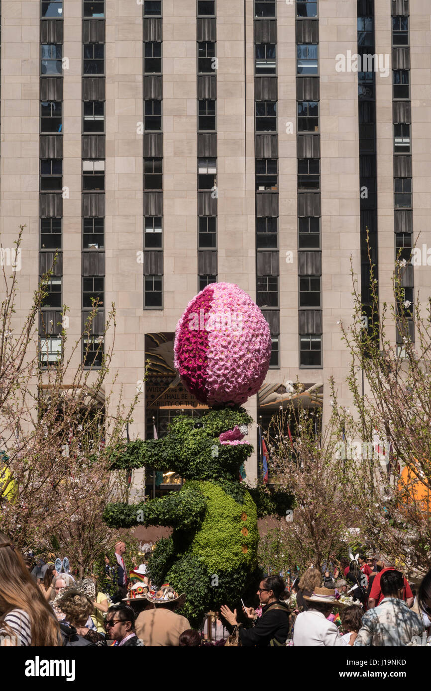 Rockefeller Center at Easter, New York City, USA Stock Photo - Alamy