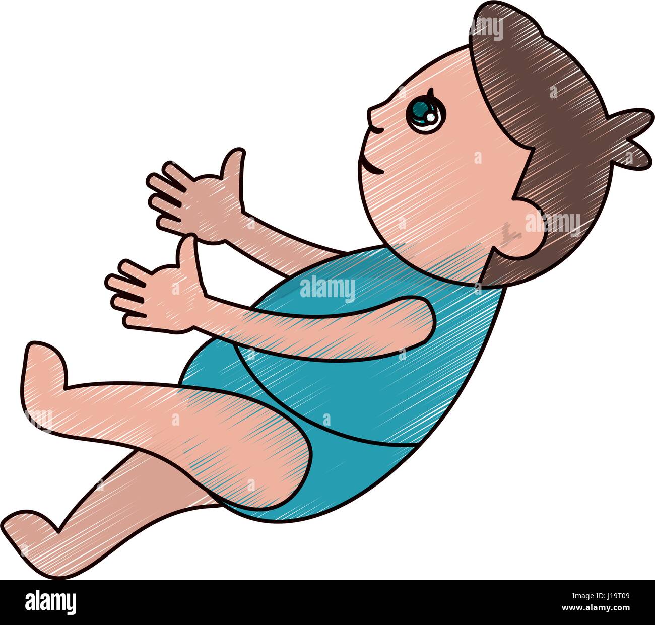 drawing baby son newborn Stock Vector Image & Art - Alamy