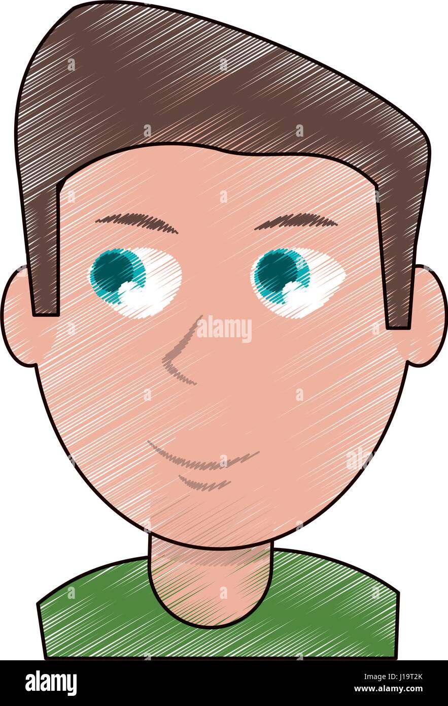 drawing head boy child Stock Vector Image & Art - Alamy