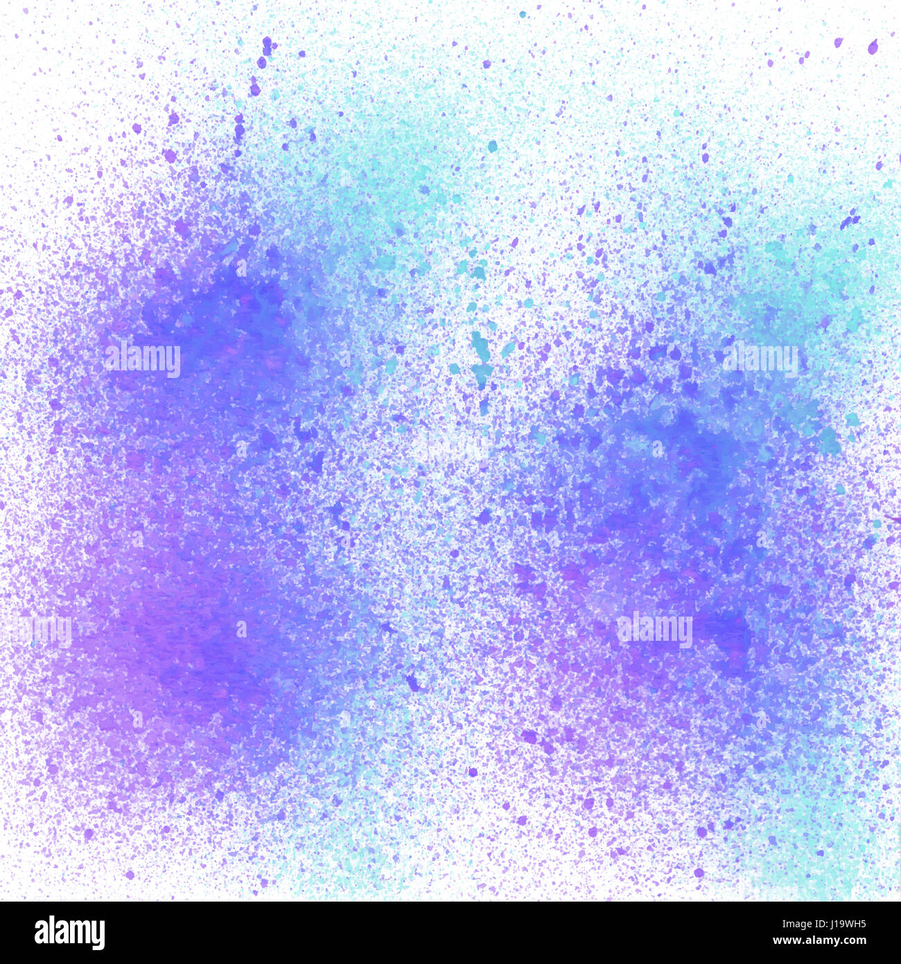 Violet and blue spray paint on white background Stock Photo - Alamy