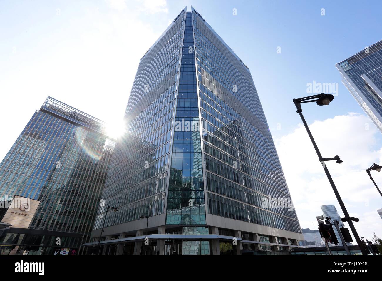 Office Blocks in Canary Wharf East London E14 Great Britain Stock Photo ...