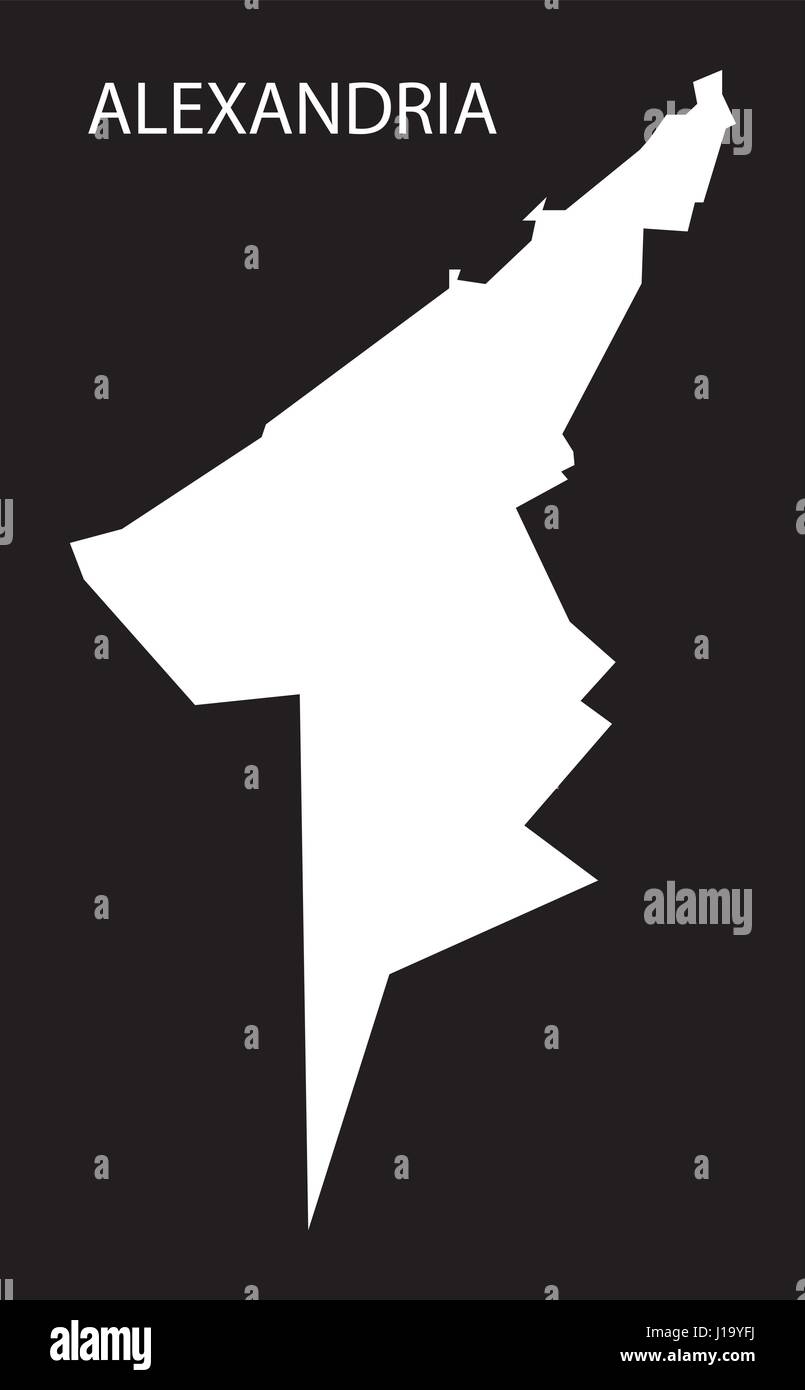 Alexandria map Stock Vector Images - Alamy