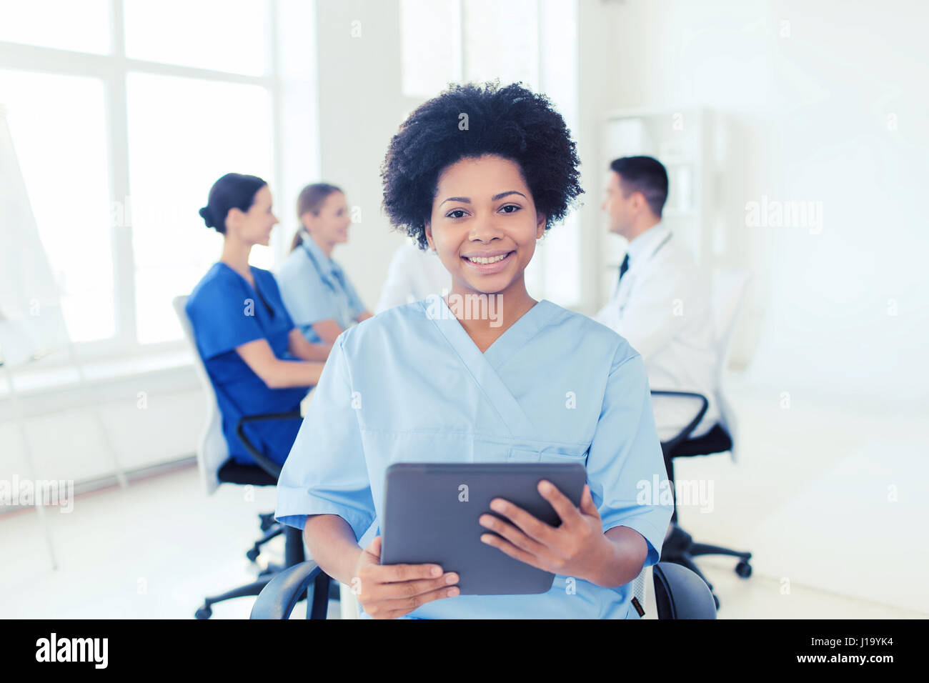 Happy nurse hi-res stock photography and images - Alamy