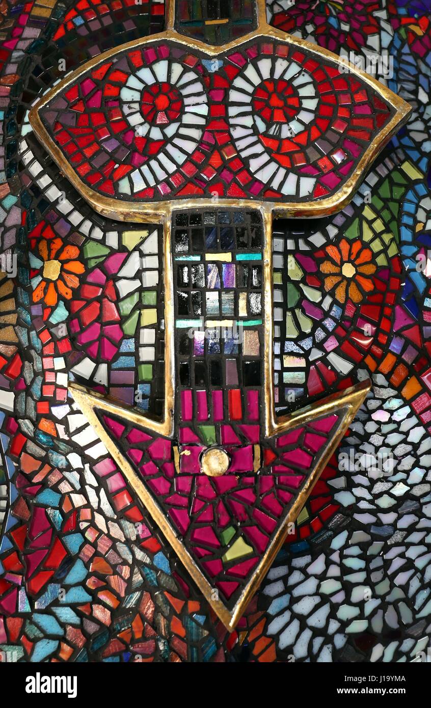 A view of a sculpture of the US pop legend Prince by Guy Portelli at ...