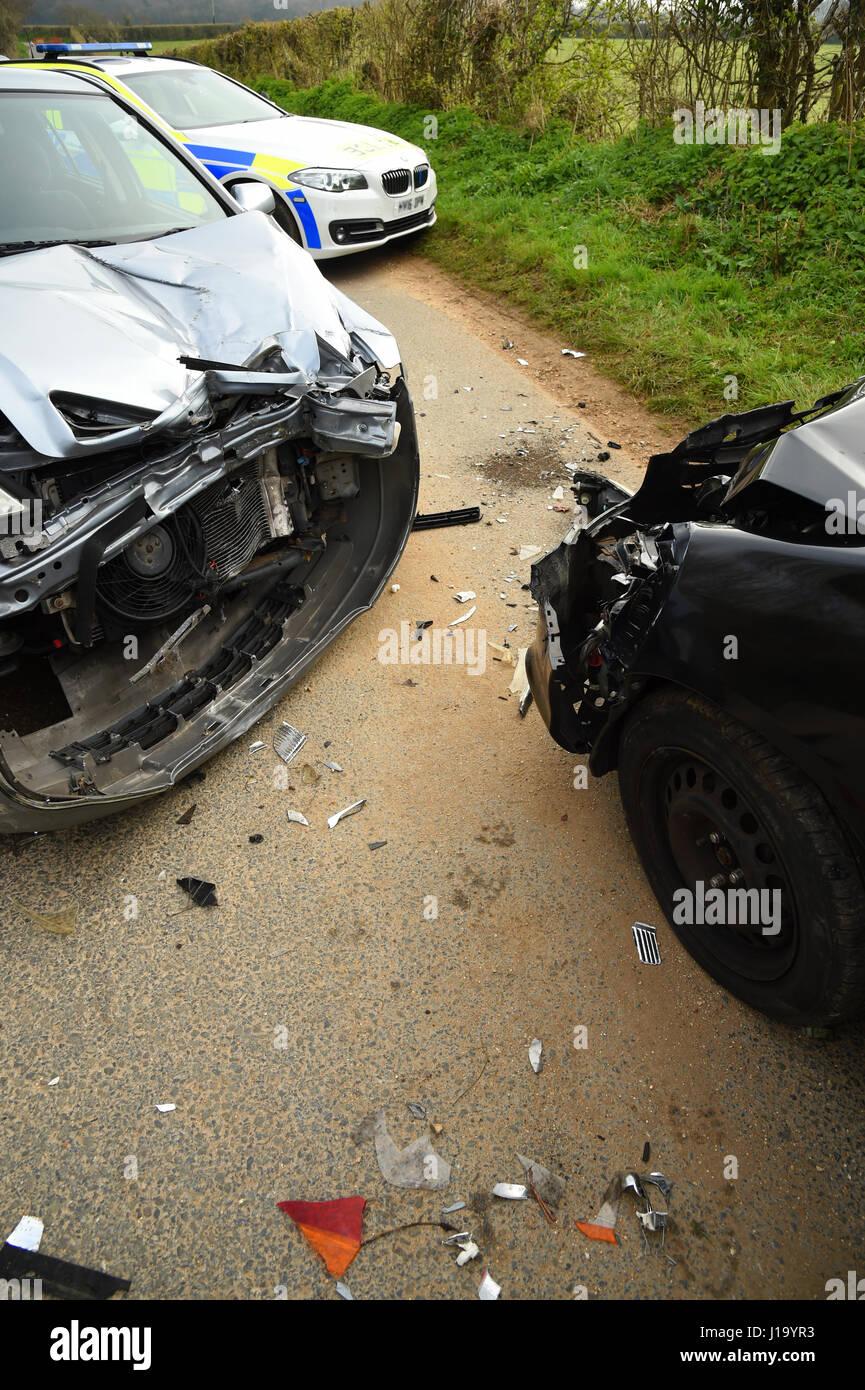 Road traffic accident Stock Photo - Alamy