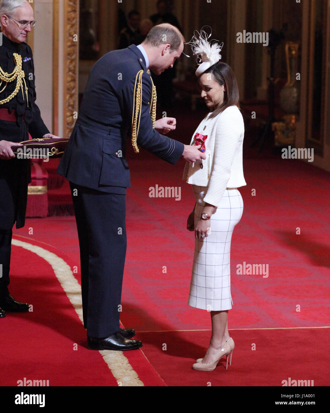 Heptathlete Jessica Ennis-Hill is made a Dame Commander by the Duke of ...