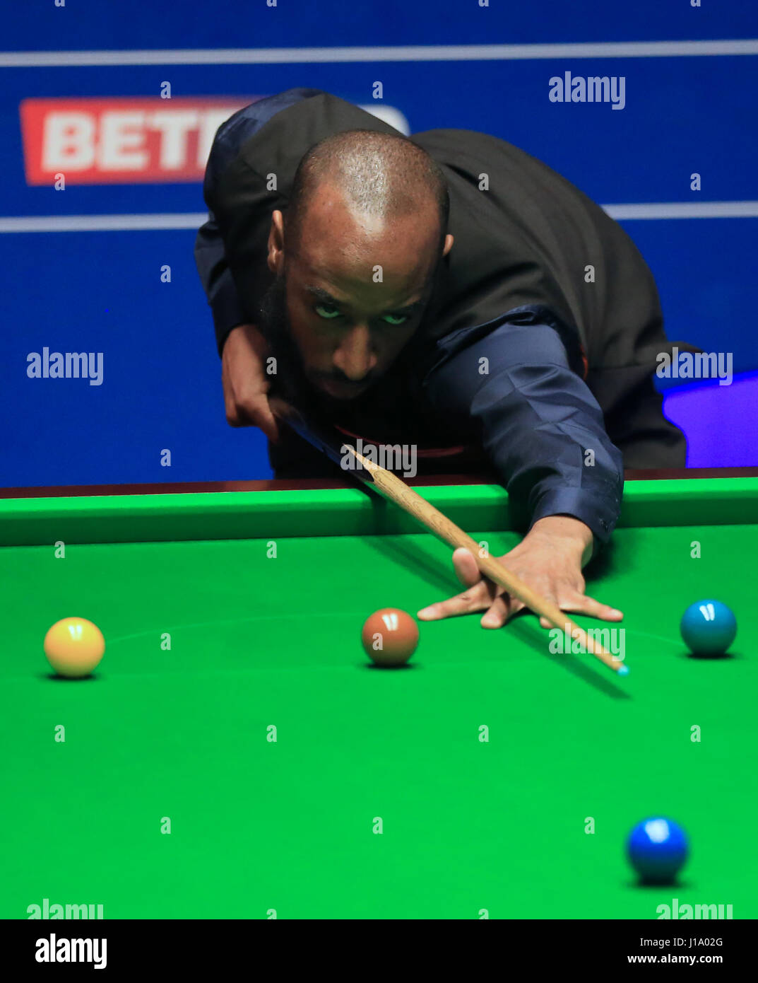 Rory McLeod on day five of the Betfred Snooker World Championships at ...