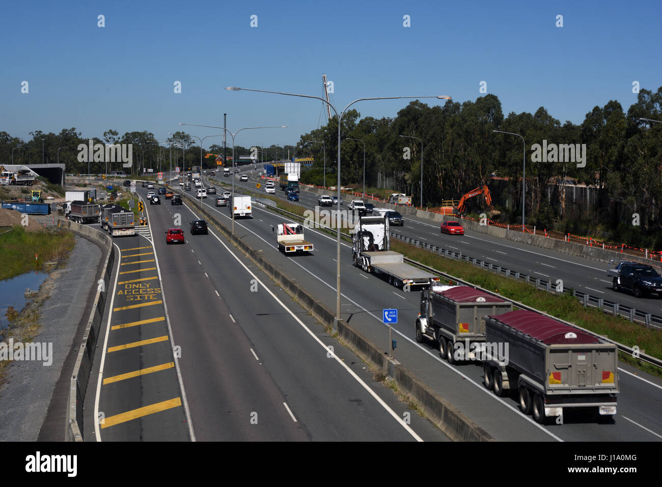 M1 road hi-res stock photography and images - Alamy
