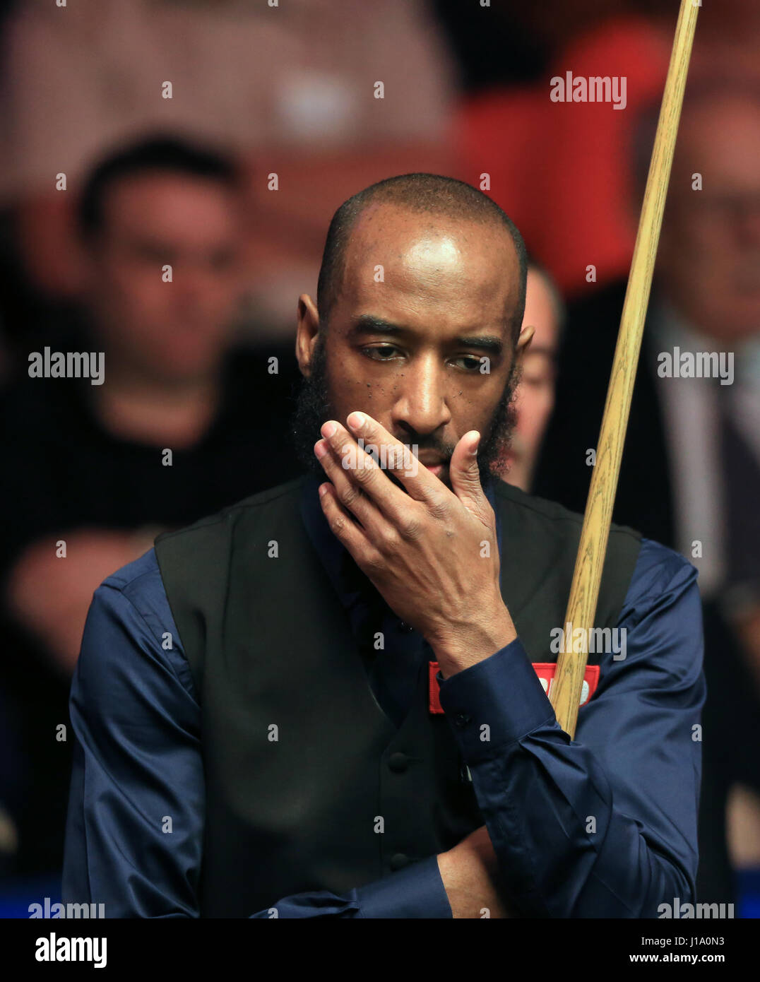 Rory McLeod on day five of the Betfred Snooker World Championships at ...