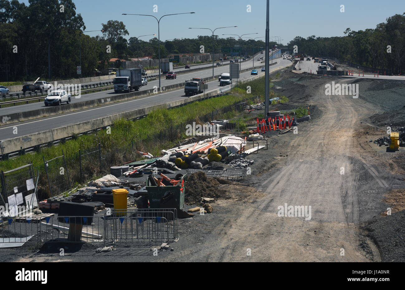 Brisbane, Australia: Gateway Motorway M1 at Bracken Ridge ...