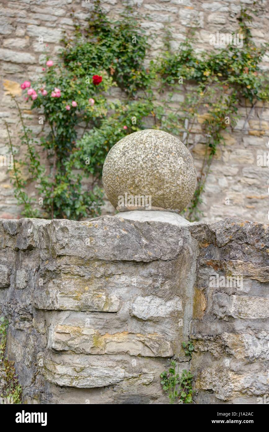 Stone Sphere Decor in The Heldenburg Castle, Burg Salzderhelden ...