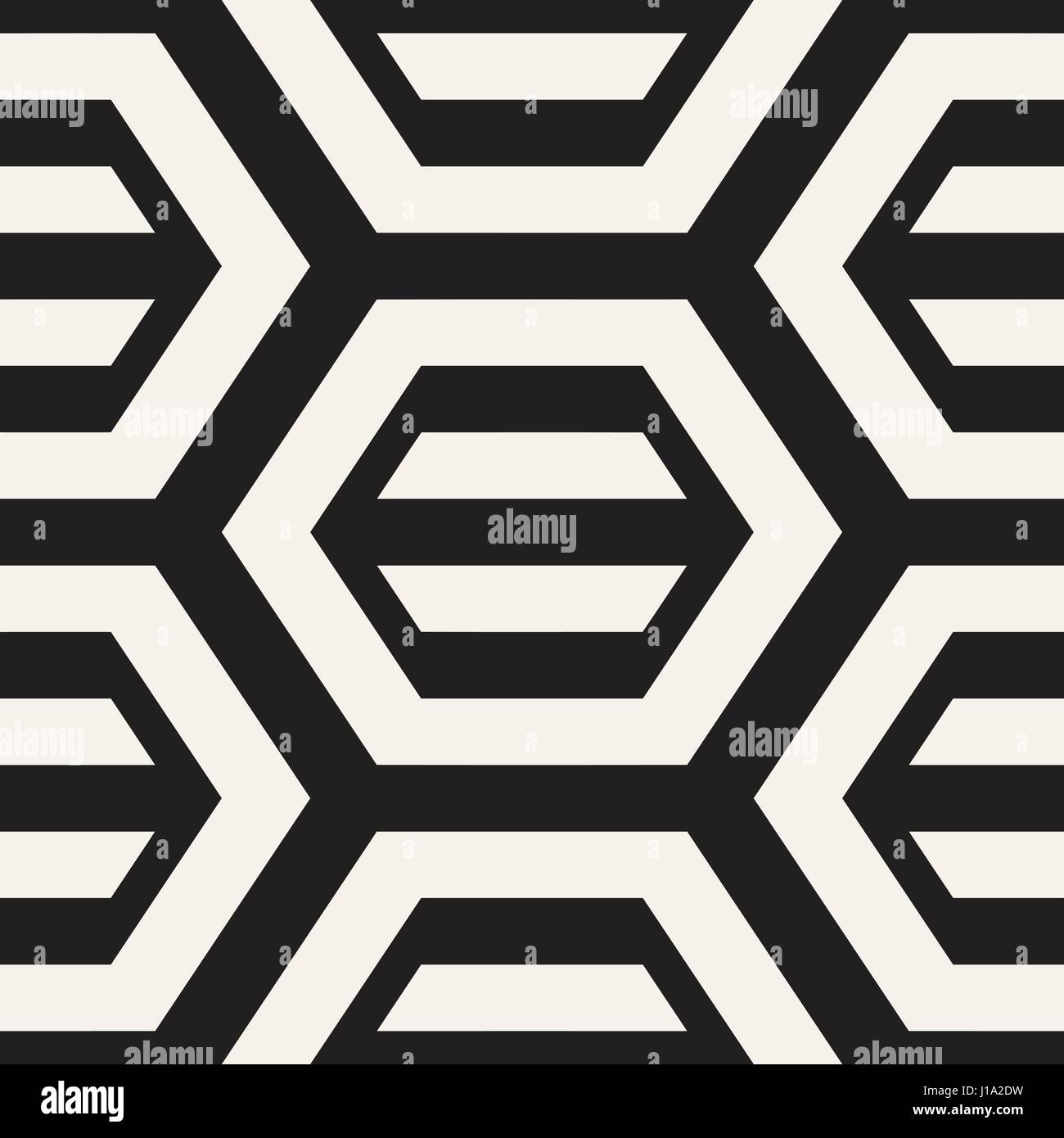 Vector Seamless Pattern. Modern Geometric Texture. Repeating Lattice Abstract Background. Linear ...