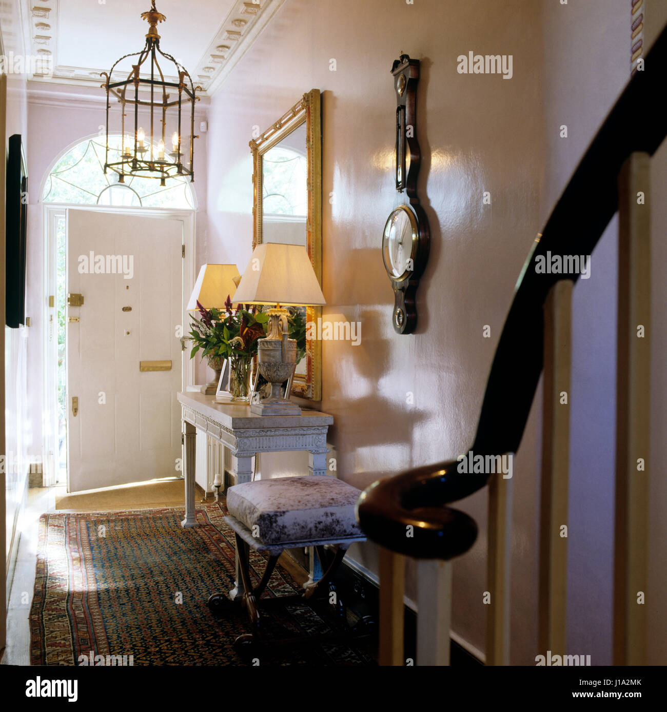 Country style hallway Stock Photo - Alamy