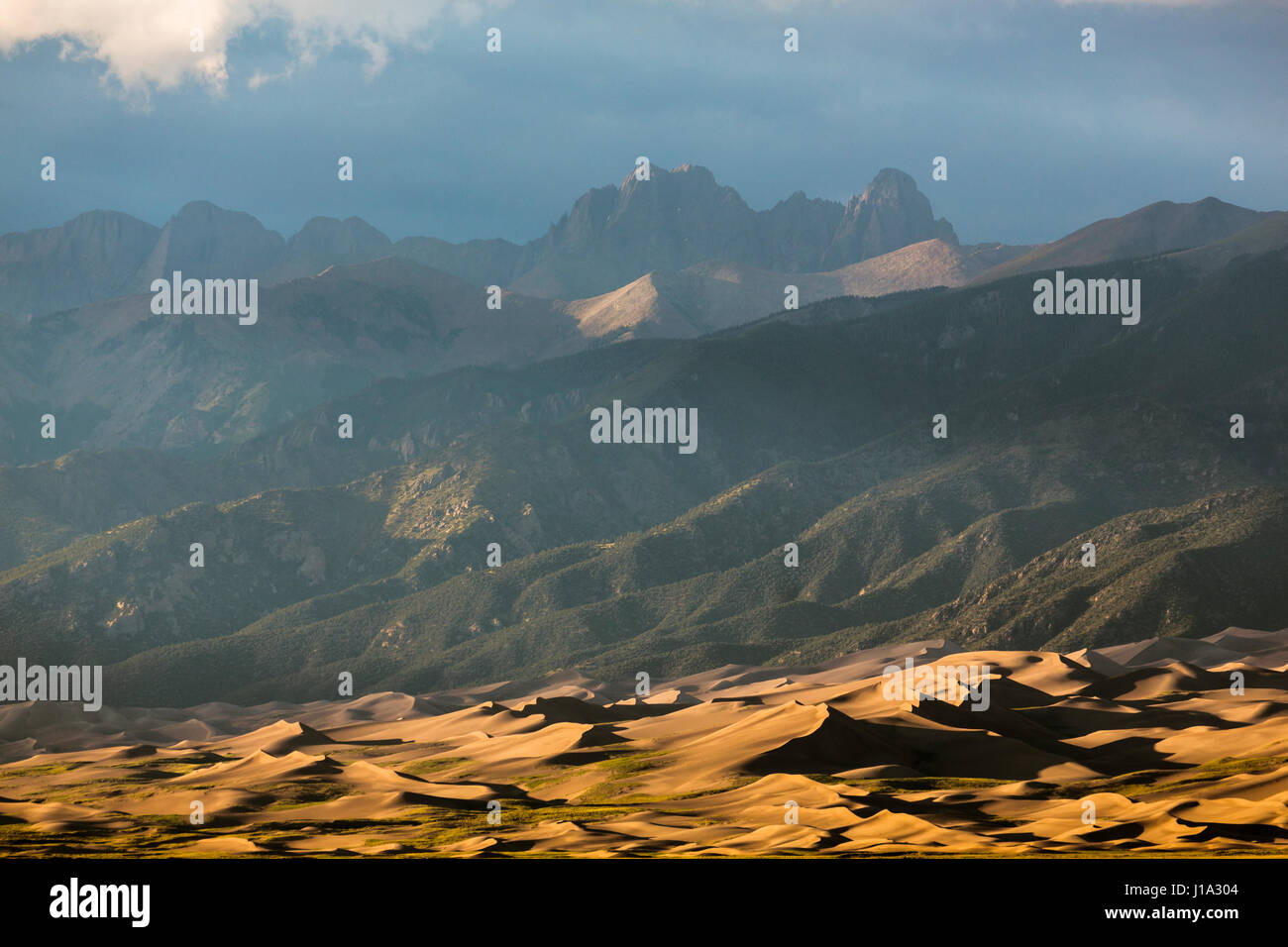 Great Sand Dunes National Park and Preserve, Colorado Stock Photo - Alamy