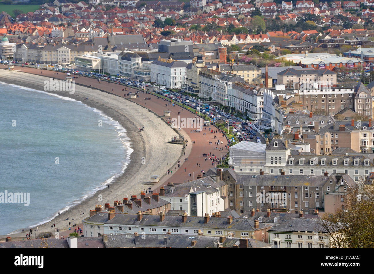 Llandudno view from Great Orme, Wales, UK Stock Photo - Alamy