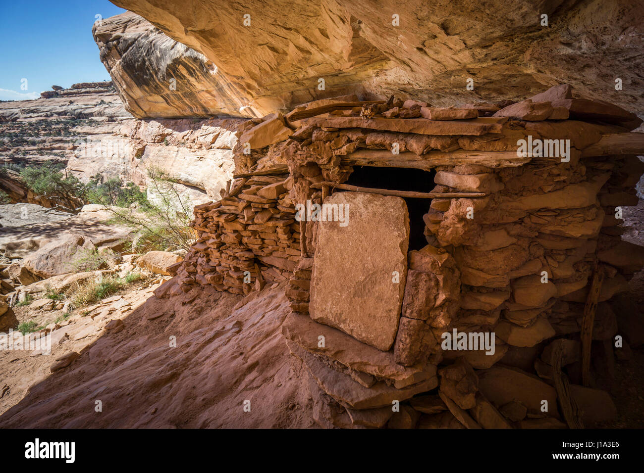 Indian ruins, Owl canyon. Taken during a two day backpacking trip down ...