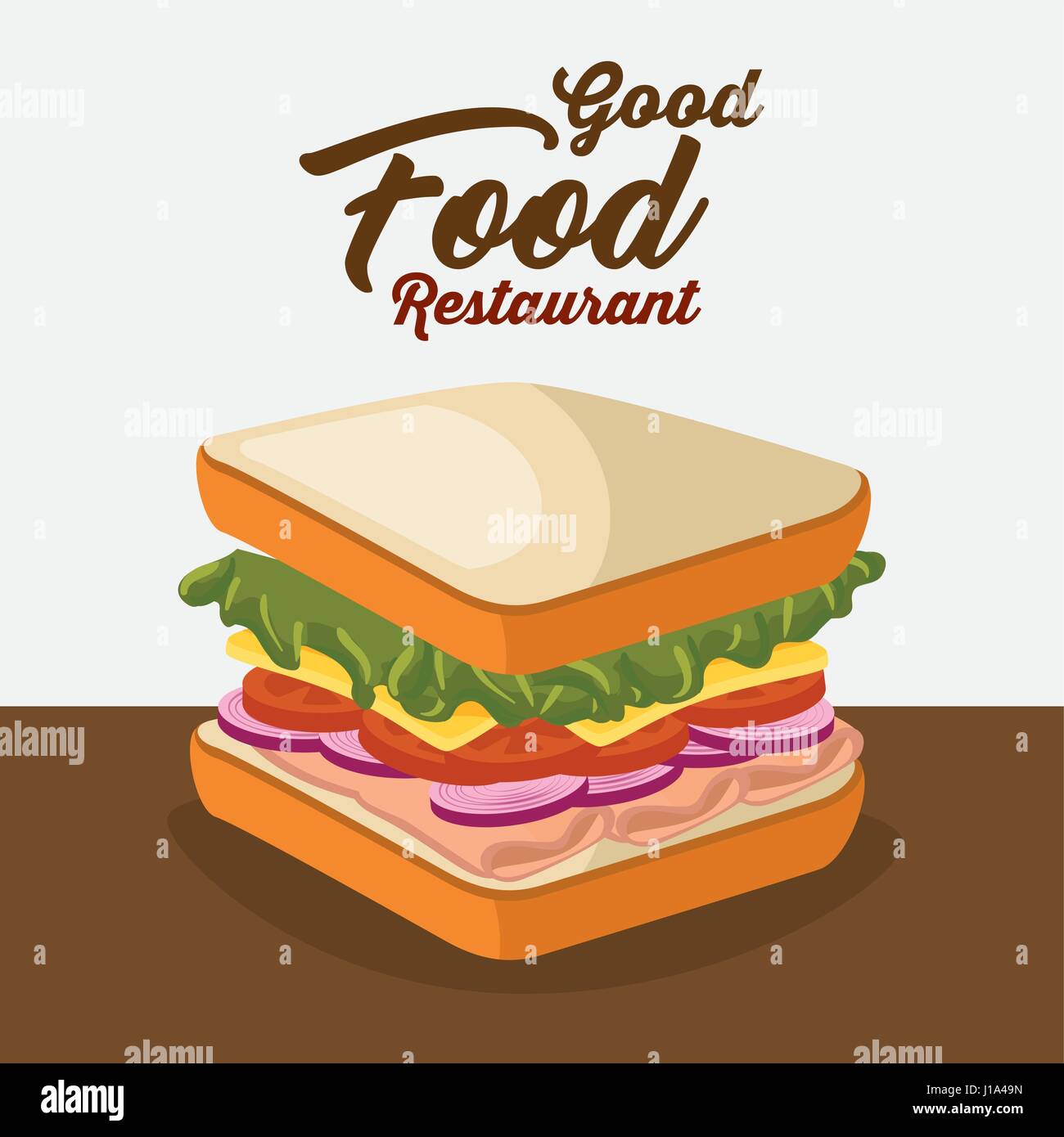 sandwish delicious isolated icon Stock Vector Image & Art - Alamy