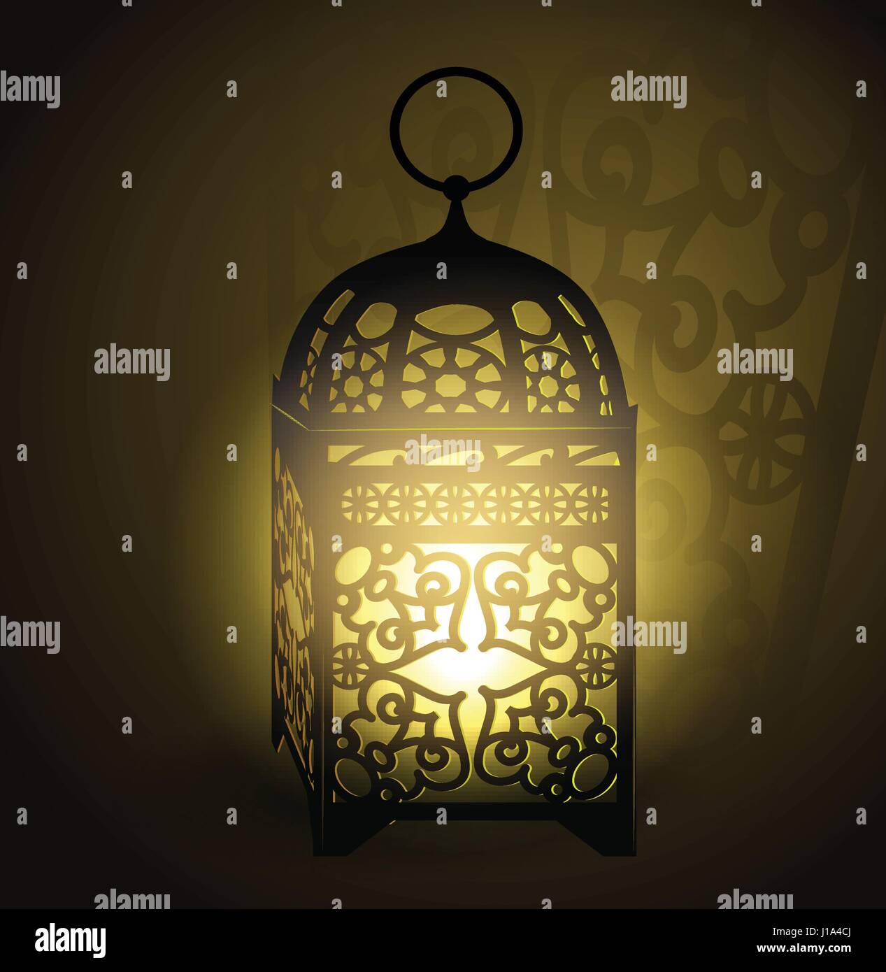 Ramadan Kareem arabic lantern Stock Vector Image & Art - Alamy
