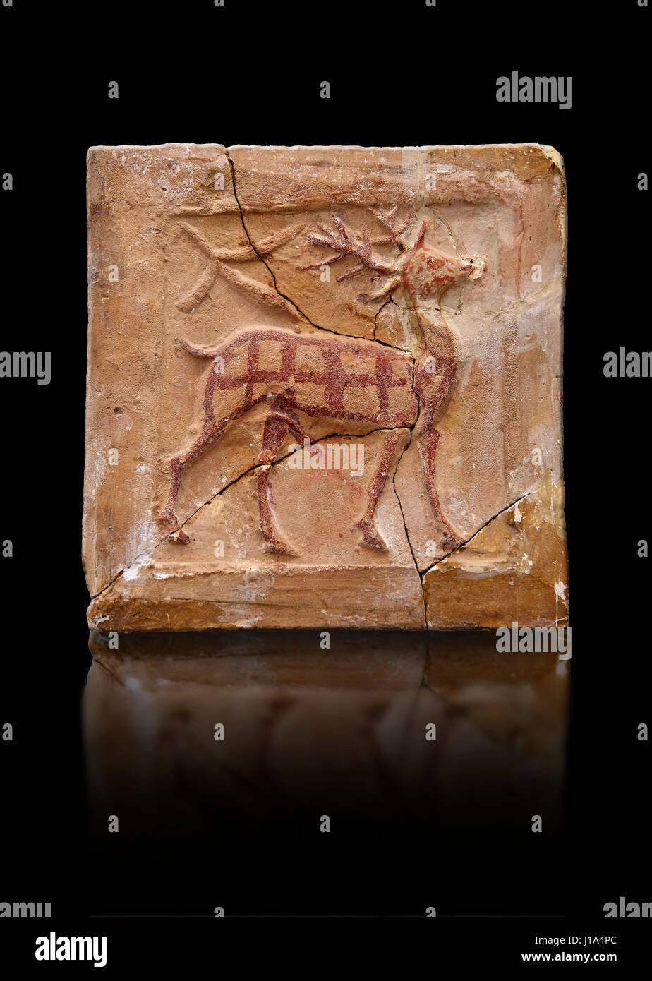 6th- 7th century Terracotta early Christian carved plaque depicting a ...