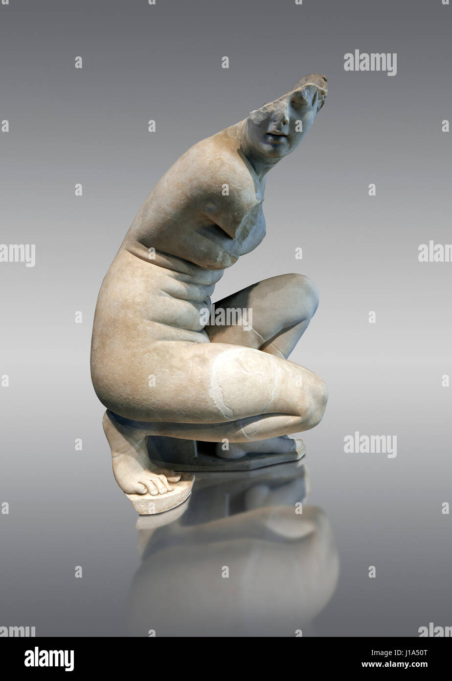 Aphrodite Crouching Whilst Bathing The Goddess Of Love Aphrodite Venus To The Romans Is 