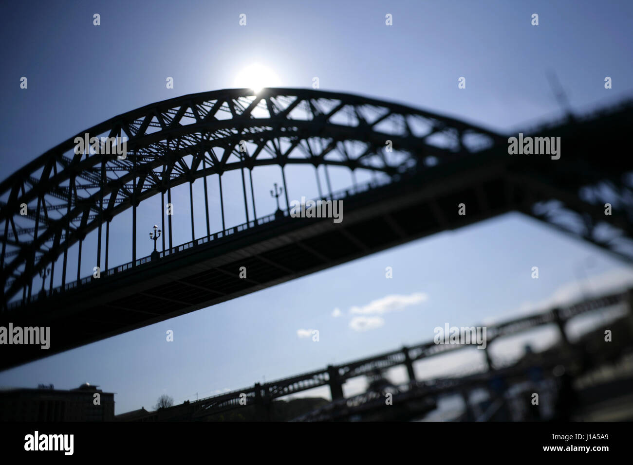 Silhouette of tyne bridge hi-res stock photography and images - Alamy