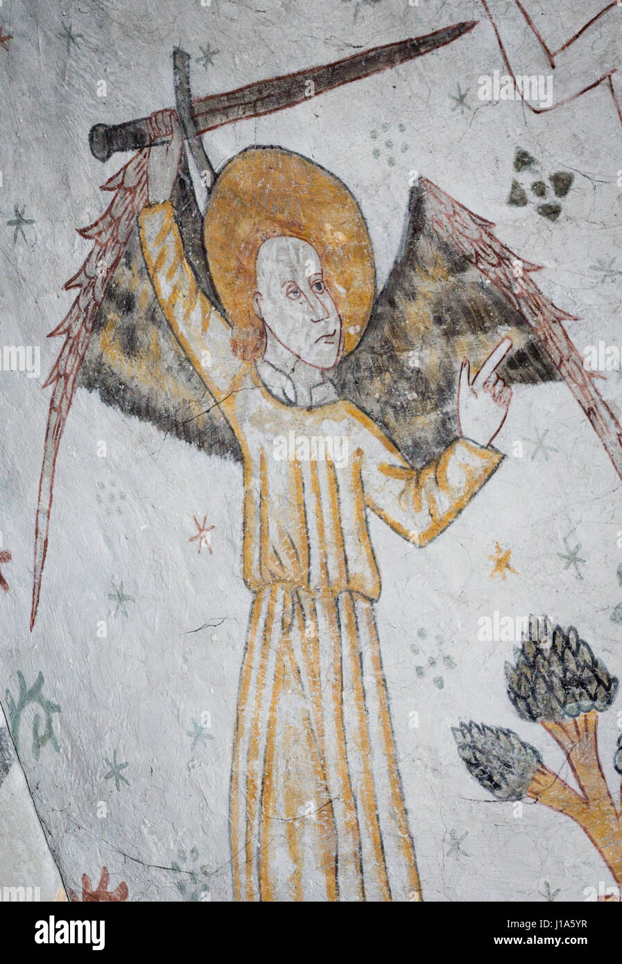 Angel with sword hi-res stock photography and images - Alamy